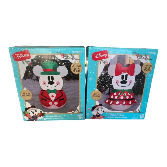 Gemmy | Holiday | Disney Gemmy 35 Tall Minnie Mouse Mickey Mouse ...